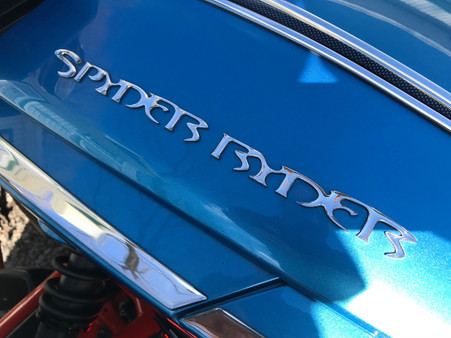 Set of 2 - Chromed "Spyder Ryder" Urethane MEDIUM Letters - Can Am ...