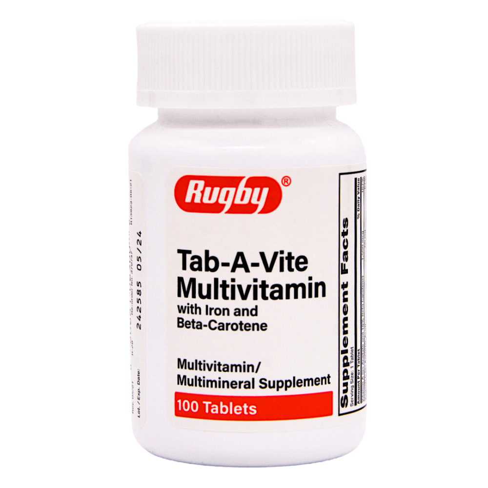 Rugby Daily-Vite Multivitamin | One-A-Day Essential Vitamins