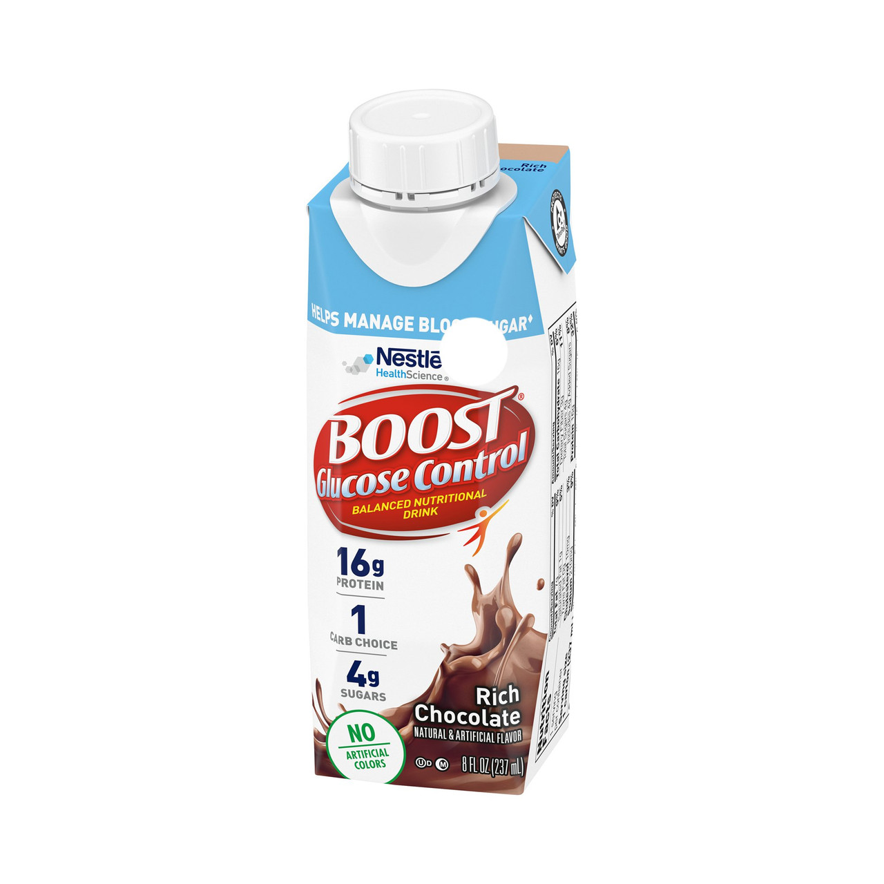 Boost® Glucose Control Chocolate Oral Supplement, 8 oz. Carton - 24 Pack