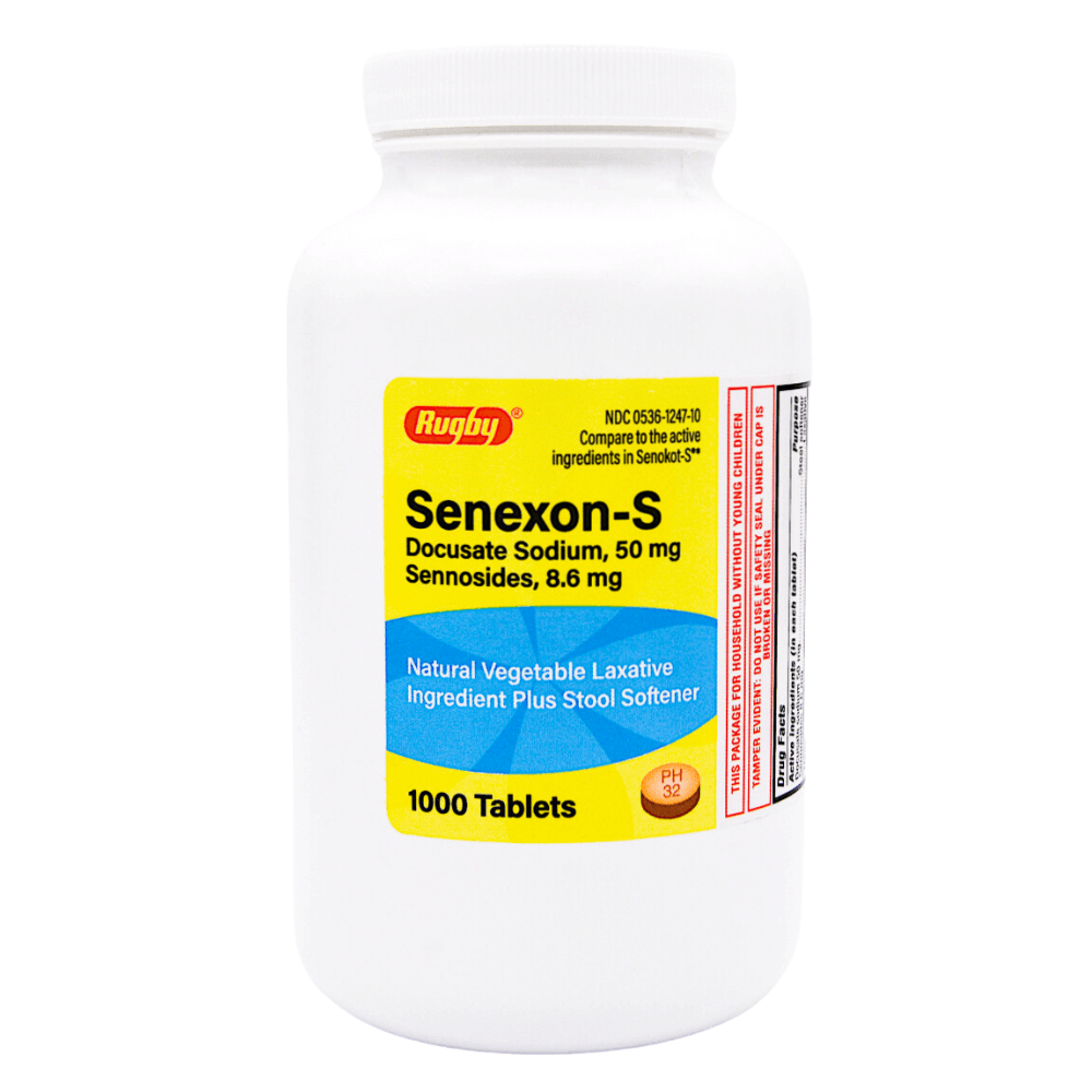 Rugby Senexon-S Docusate Sodium 50mg / Sennosides 8.6mg