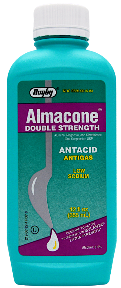 Rugby Almacone Liquid Lemon Antacid | Generic Mylanta