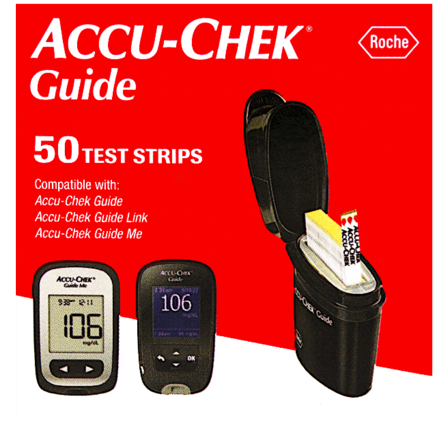 Accu-Chek Guide 50 Test Strips – 4 Pack | Bulk + Free Shipping