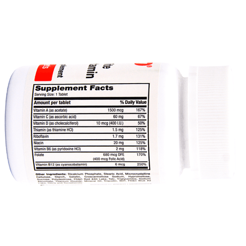 Rugby Daily-Vite Multivitamin | One-A-Day Essential Vitamins