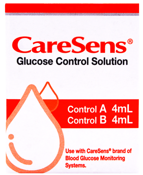 CareSens Glucose Control Solution - Control A 4mL & B 4mL: Ensure ...