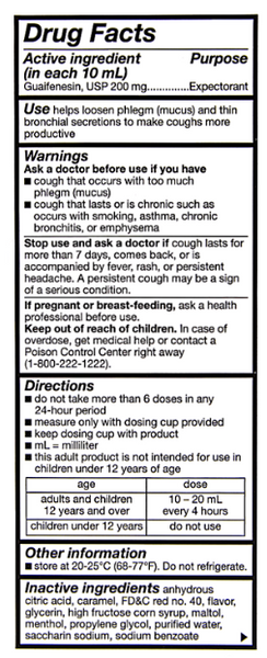 Major Robafen Congestion Formula - 200 mg