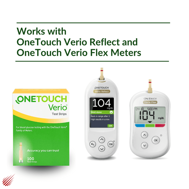 OneTouch Verio 100 Test Strips for Uninsured | Free Shipping