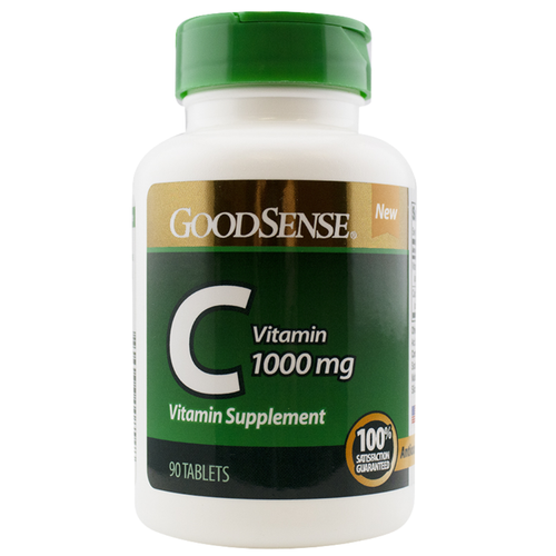 GoodSense Vitamin C 1000 mg (90 Tablets) | Immune Support Supplement
