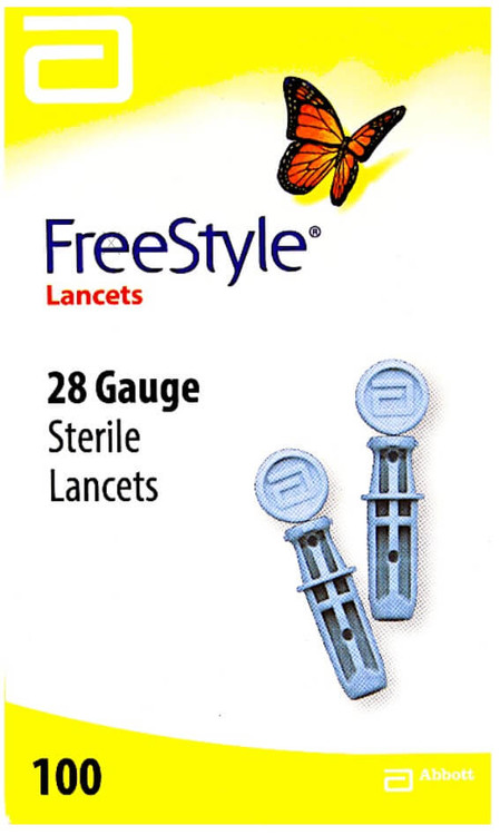 FreeStyle Lancets 28 Gauge - 100 Count
