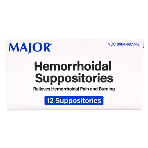 Major Hemorrhoidal Suppositories - Fast Relief for Itching