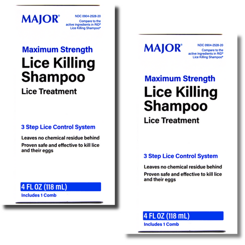Major Lice Killing Shampoo 2-Pack (8 oz) | Generic RID® Value