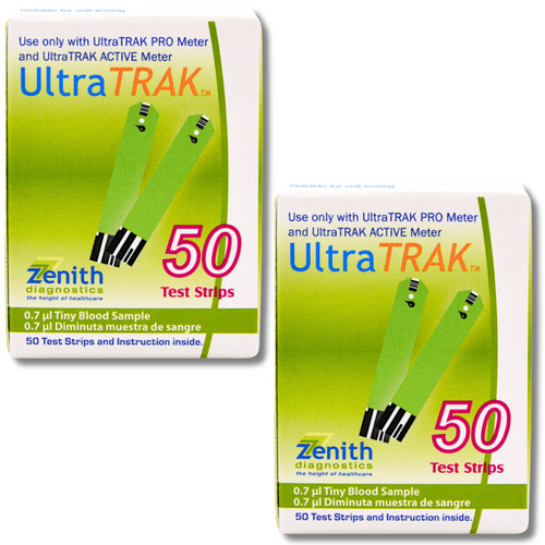 Zenith UltraTRAK Test Strips – 2 Pack (100 Count) | Buy Now