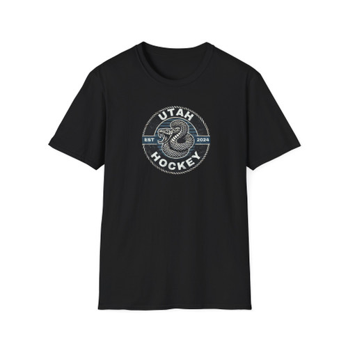 Utah Rattlesnake Venom Crest Logo T-Shirt | Worn Distressed Style - xeteor