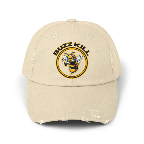 Bee Hat | Buzz Kill Logo Style Design Cap - xeteor