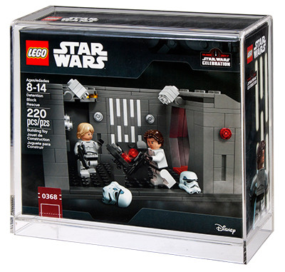Lego Celebration Exclusive Detention Block Rescue Boxed Acrylic Display ...