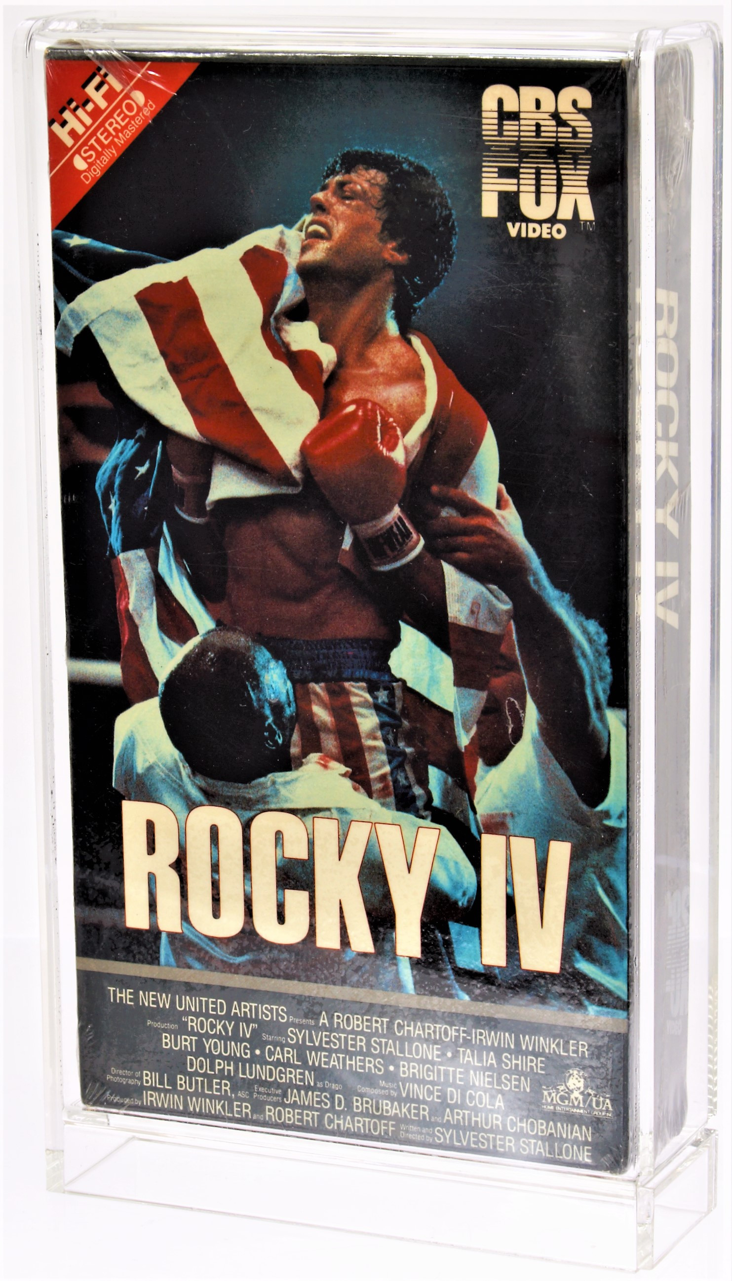 VHS Acrylic Display Case - Collectible Grading Authority