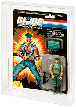 GI Joe Funskool Acrylic Display Case - Collectible Grading Authority