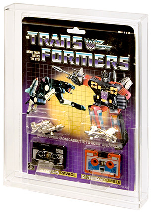 Transformers Cassette Acrylic Display Case - Collectible Grading Authority