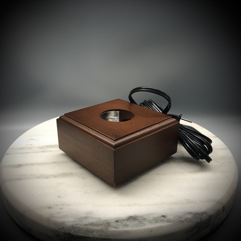 One of several light bases now offered at Sherwin Art Glass, great for ...