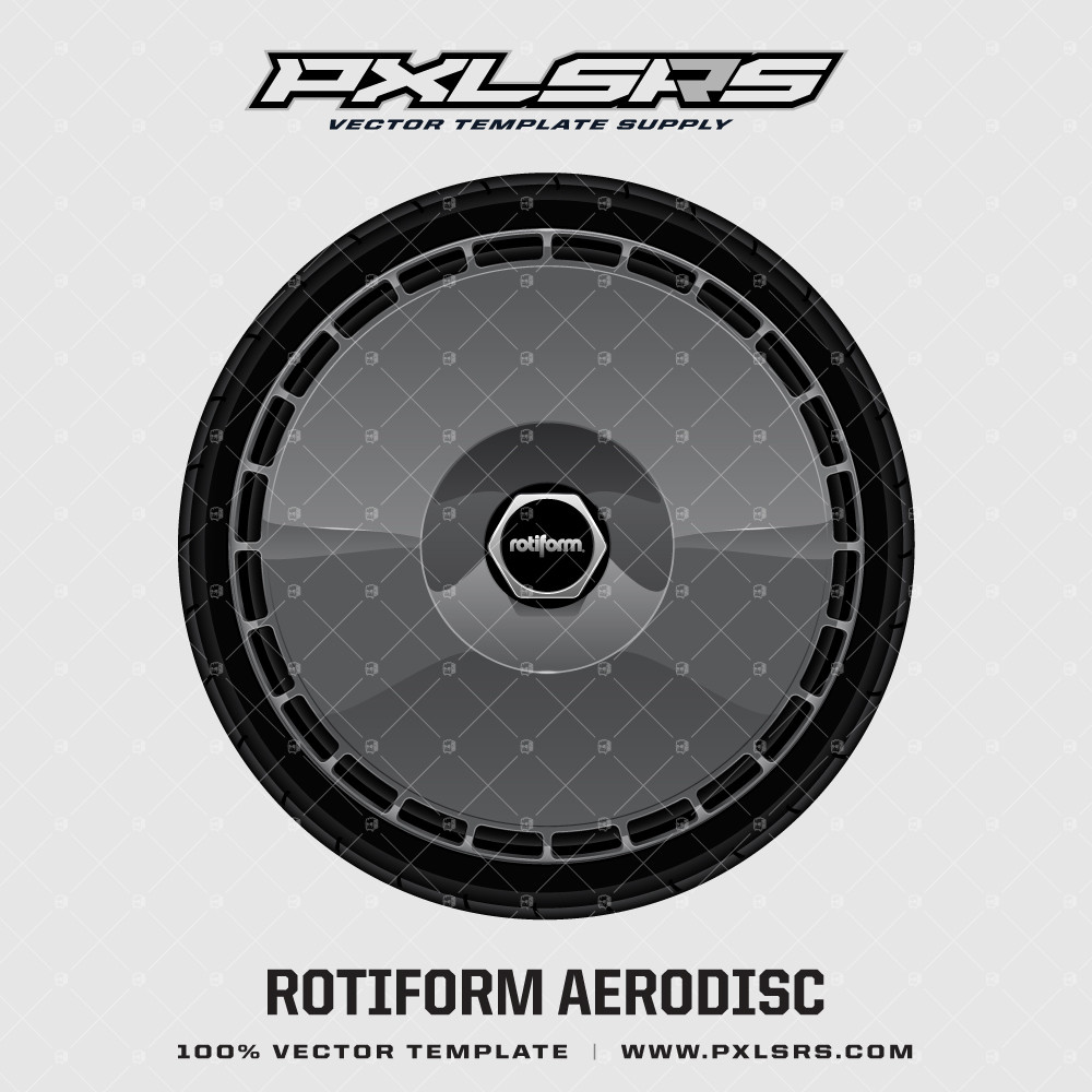 Rotiform Aerodisc 'Premium' Vector Wheel - Pixelsaurus