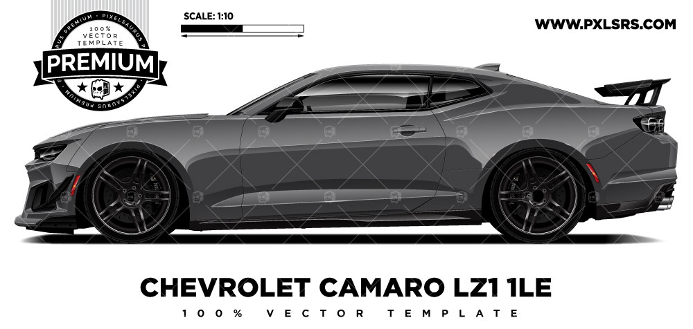 Chevrolet Camaro ZL1 1LE 'Premium' Vector Template