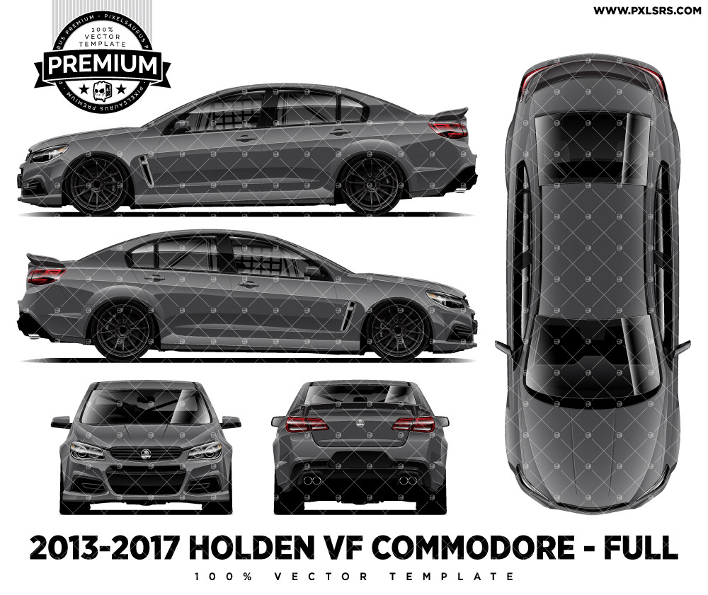 2013-2017 Holden VF Commodore / Chevrolet SS - FULL 'PREMIUM' Template ...