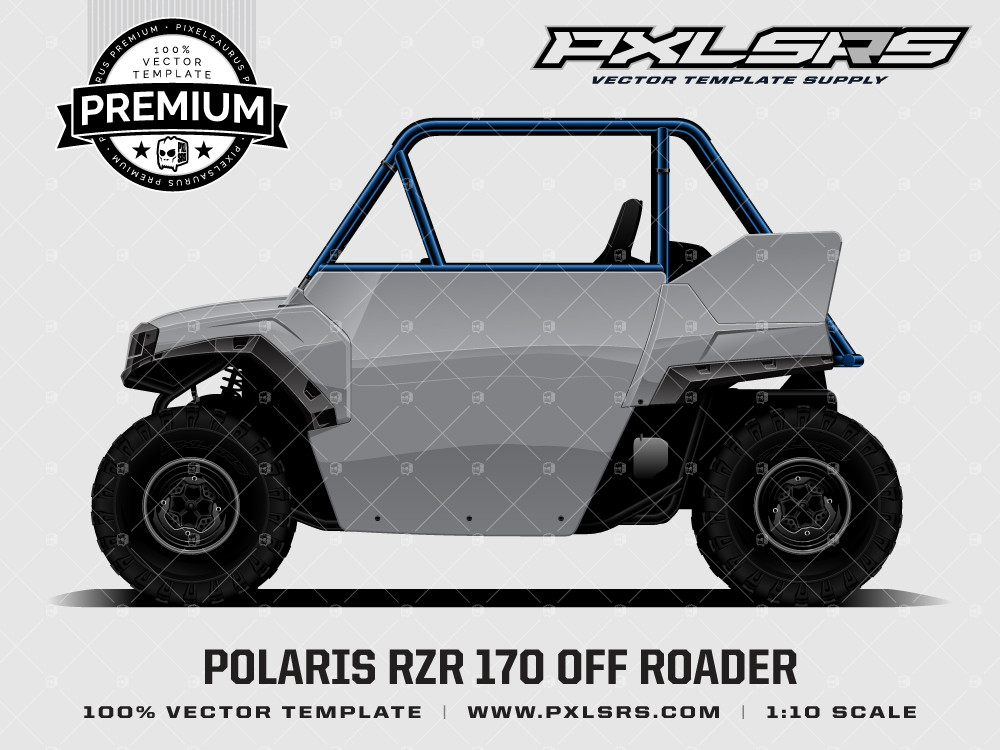 POLARIS RZR 170 OFF ROAD 'Premium' Vector Template - Pixelsaurus