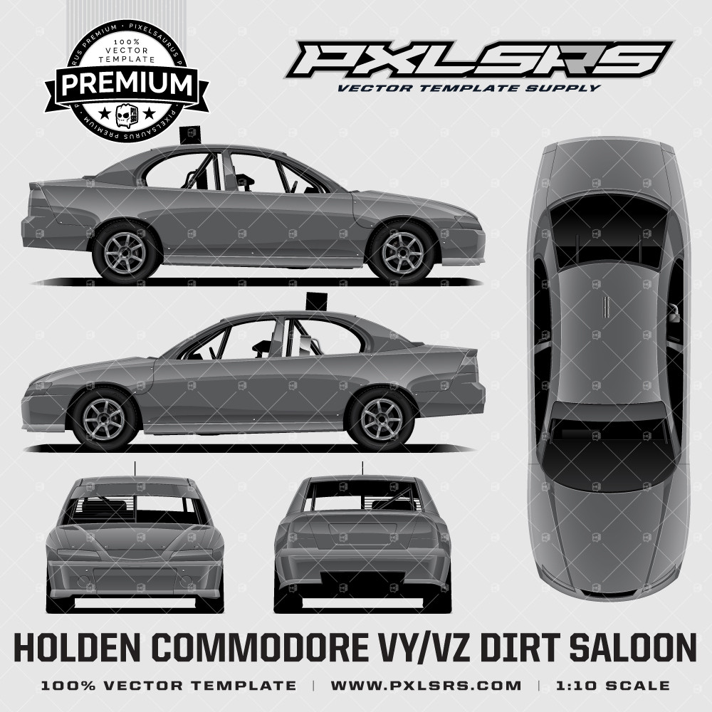 Holden Commodore VY/VZ Dirt Street Stock - Full 'Premium' Vector ...