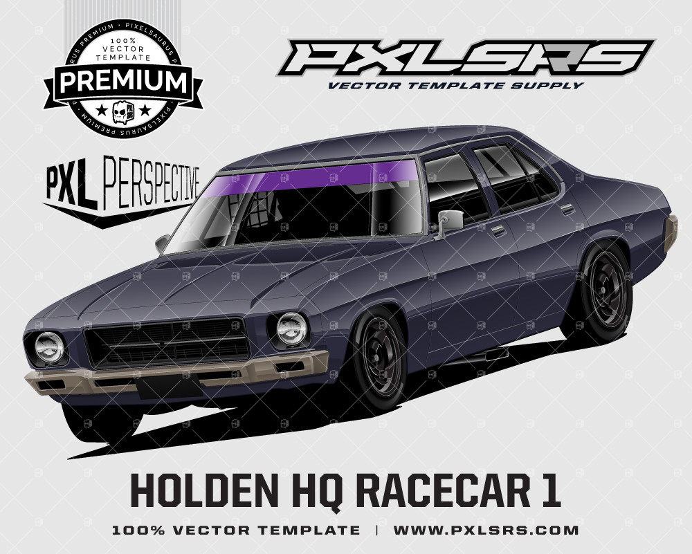 Ford FG Falcon Dirt Sedan Front 3/4 'Premium Perspective' 100% Vector ...