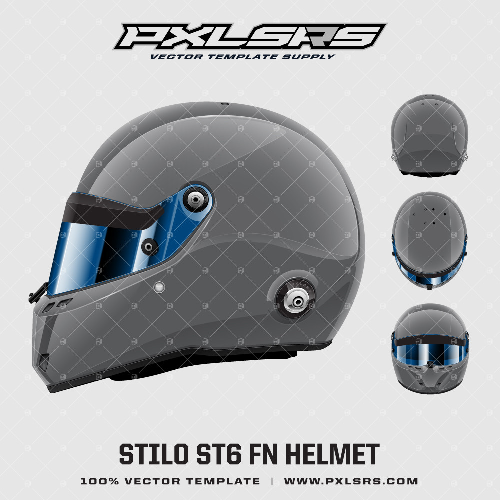 Stilo ST6 FN - Helmet - Vector Template - Pixelsaurus