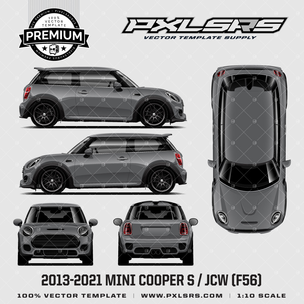 2018-19 Volkswagen Golf GTi TCR 'Premium' Vector Template