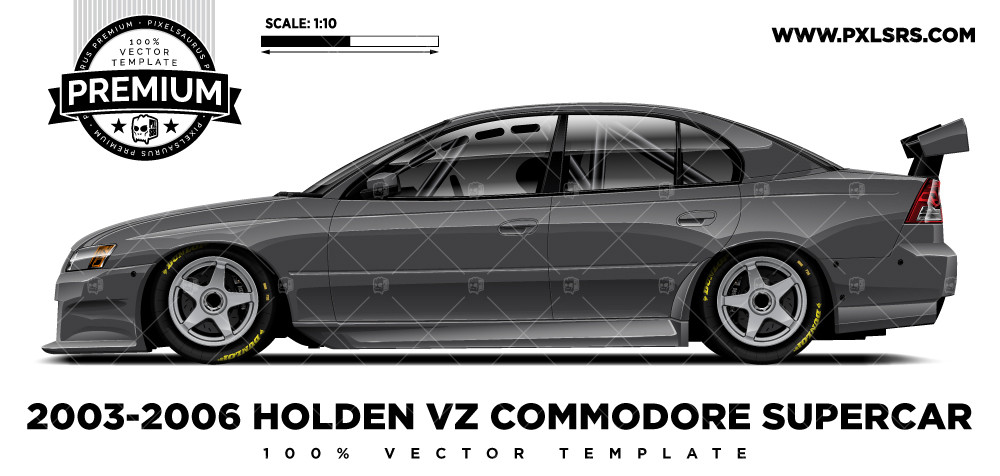 2003-2006 Holden VZ Commodore Supercar 'Premium' Supercar - Pixelsaurus