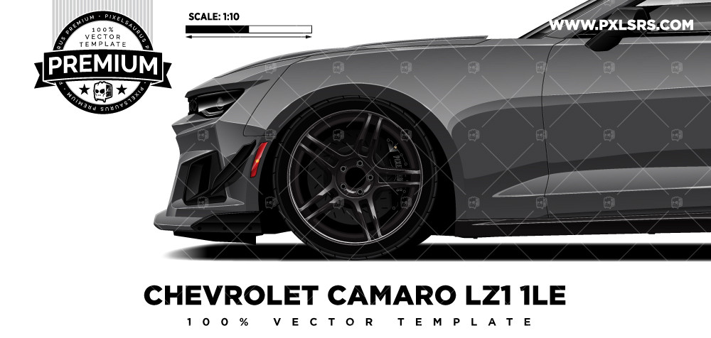 Chevrolet Camaro ZL1 1LE 'Premium' Vector Template
