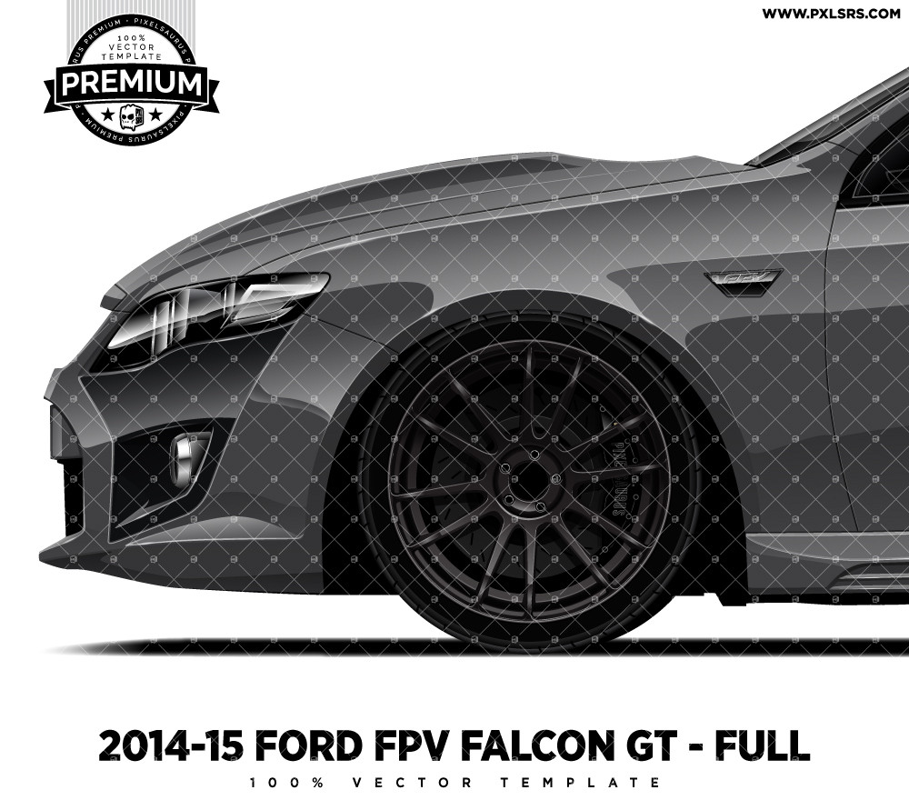 2014-2015 FORD FPV GT / GT-P FULL 'PREMIUM' Template - Pixelsaurus