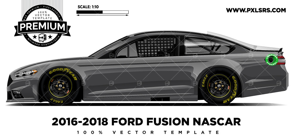 Nascar Drawing Side View