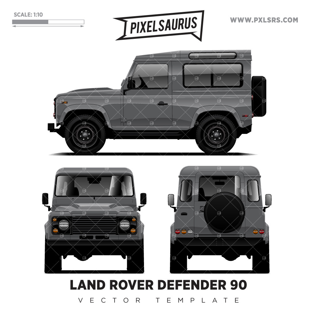 Land Rover Defender 90 'Vector' Template