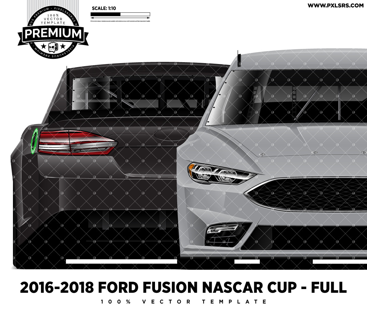 Carrera De Nascar Ford Fusion Ford Fusion NASCAR Race Car [North