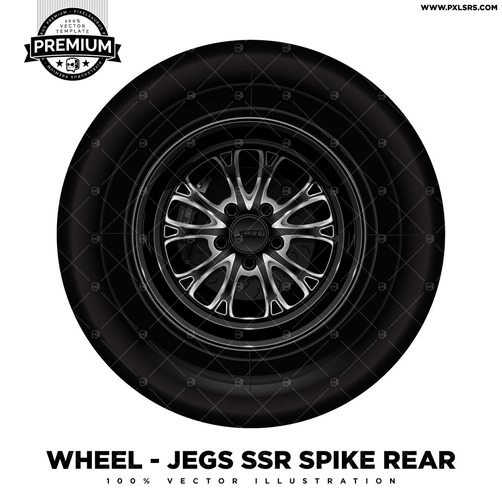 JEGS SSR Spike Rear 'Premium' Vector Wheel - Pixelsaurus