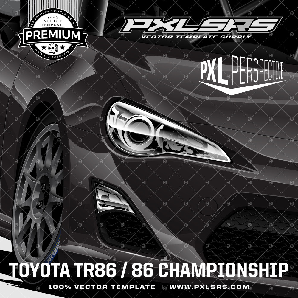 2012-2020 Toyota TR86/86 Championship 'Premium Perspective' 100% Vector ...