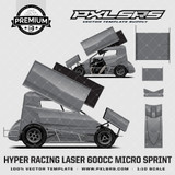 Hyper Racing Lazer 600cc Micro Sprint 'Premium' Vector Template ...
