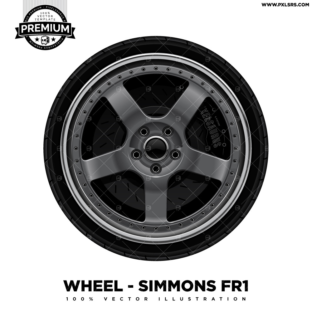 Simmons FR1 'Premium' Vector Wheel - Pixelsaurus