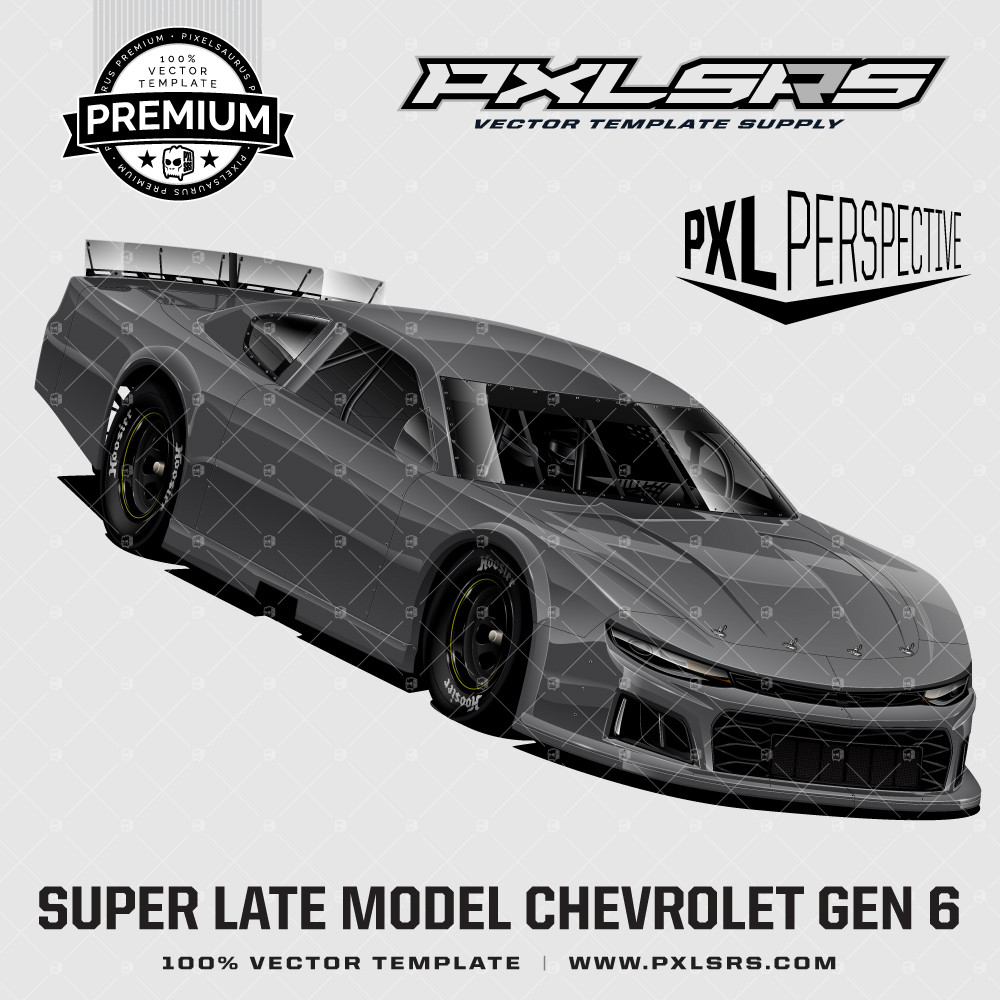 Gen 6 Super Late Model Chevrolet Camaro 'Premium Perspective' 100% ...