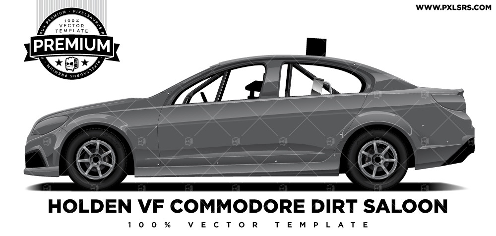 Holden VF Commodore Production Sedan 'Premium' Vector Template ...