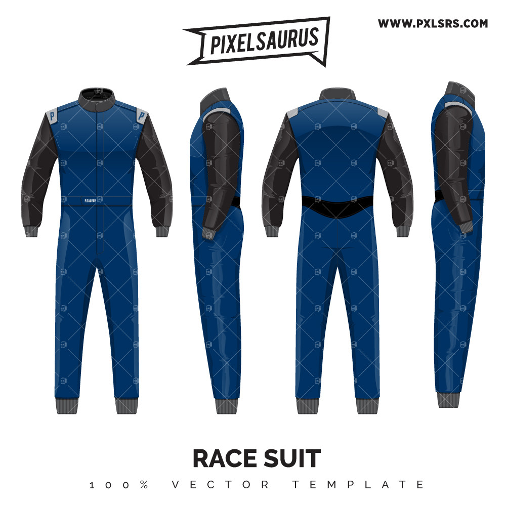 Motorsport Race Suit 'Vector' Template