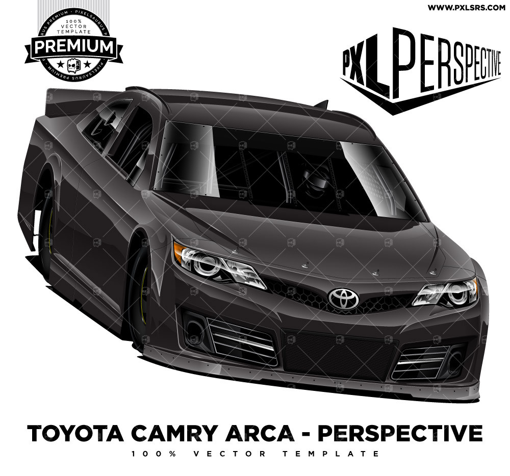 Toyota Camry ARCA 'Premium Perspective' 100% Vector Template