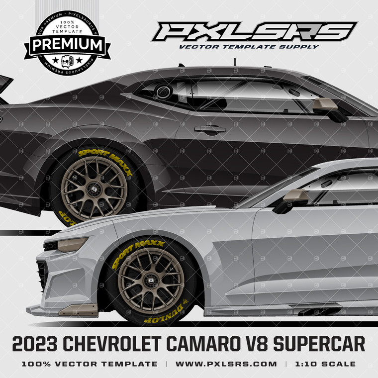 2023 Chevrolet Camaro Australian Supercar - Full 'Premium' Vector ...