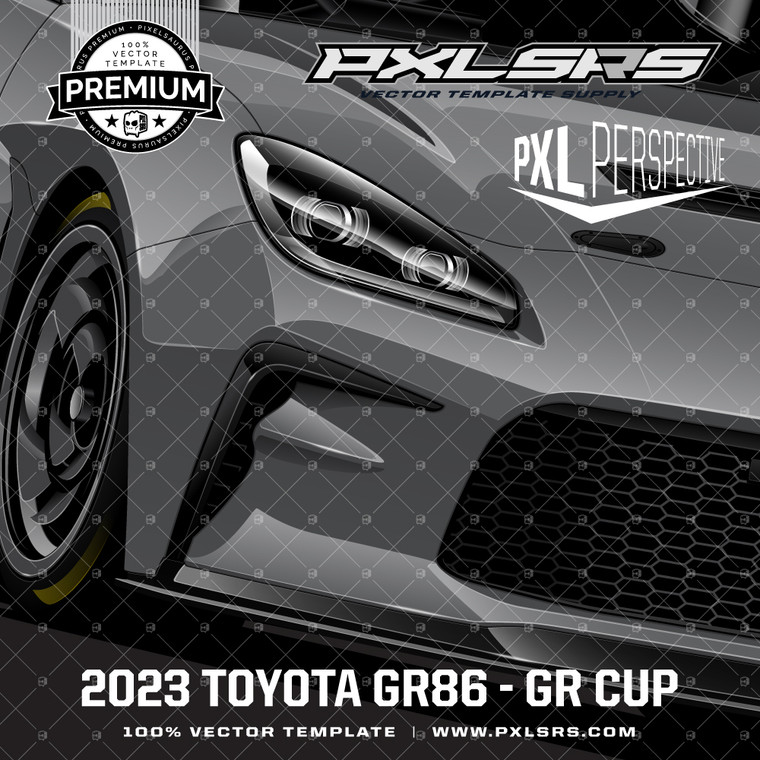 2023-2025 TOYOTA GR86 - GR CUP 'Premium Perspective' 100% Vector ...
