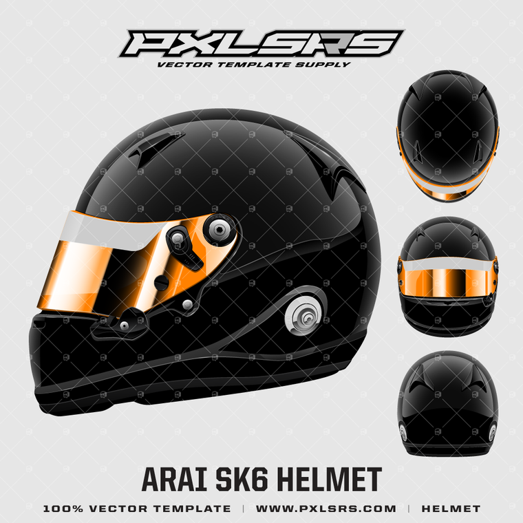 Arai SK6 Helmet 'Vector' Template