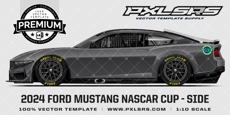 2024-2025 Nascar Cup Next Gen - Side Pack 'Premium' Vector Template