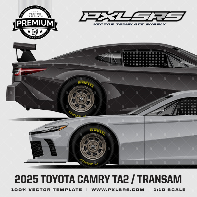 2025 Toyota Camry GR TA2/Trans-am - Full 'Premium' Vector Template ...