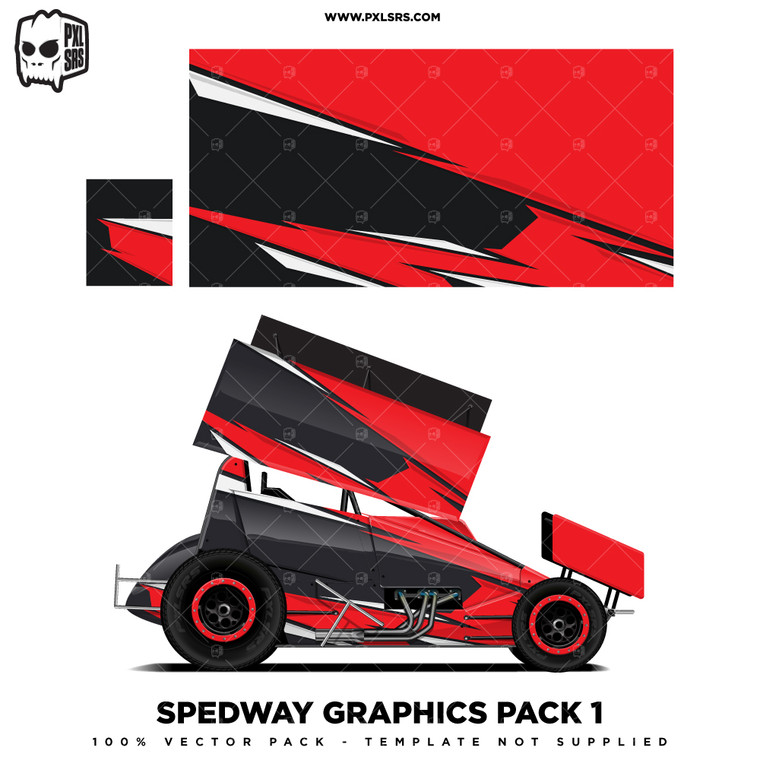 Speedway Graphic Base 1 - Pixelsaurus